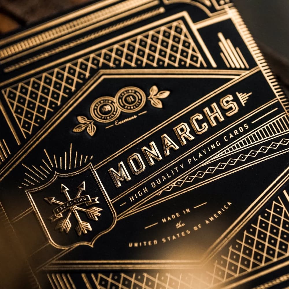 Monarch Playing Cards (Navy) | The Original Luxury Deck by Theory11