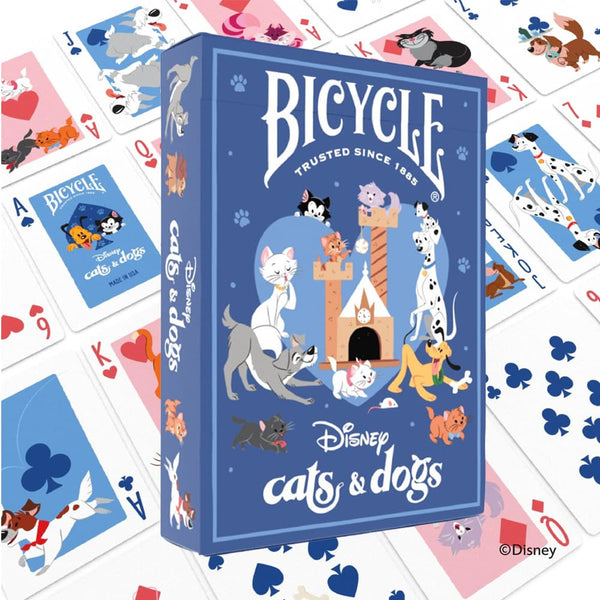 Bicycle Disney Cats & Dogs Inspired Playing Cards | Disney Card Deck