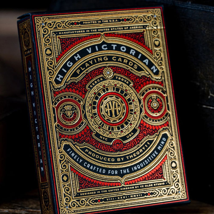 High Victorian Playing Cards Red Edition | Luxury Playing Cards
