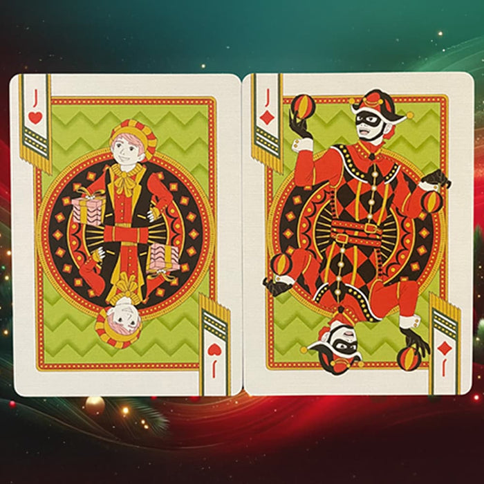 Bicycle Nutcracker Playing Cards (Red) – Festive Custom USPCC Deck